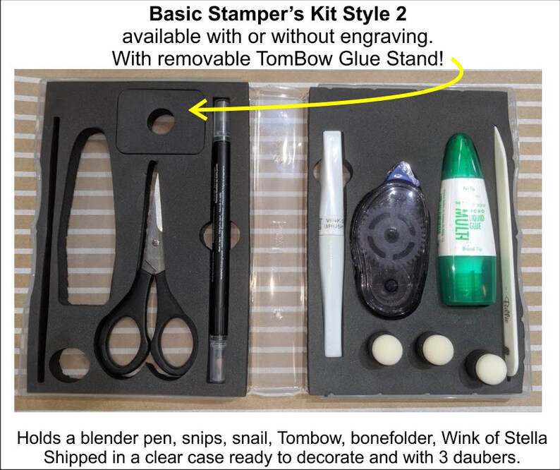 Basic Stamper's Kit now TWO styles with foam trays and | Etsy