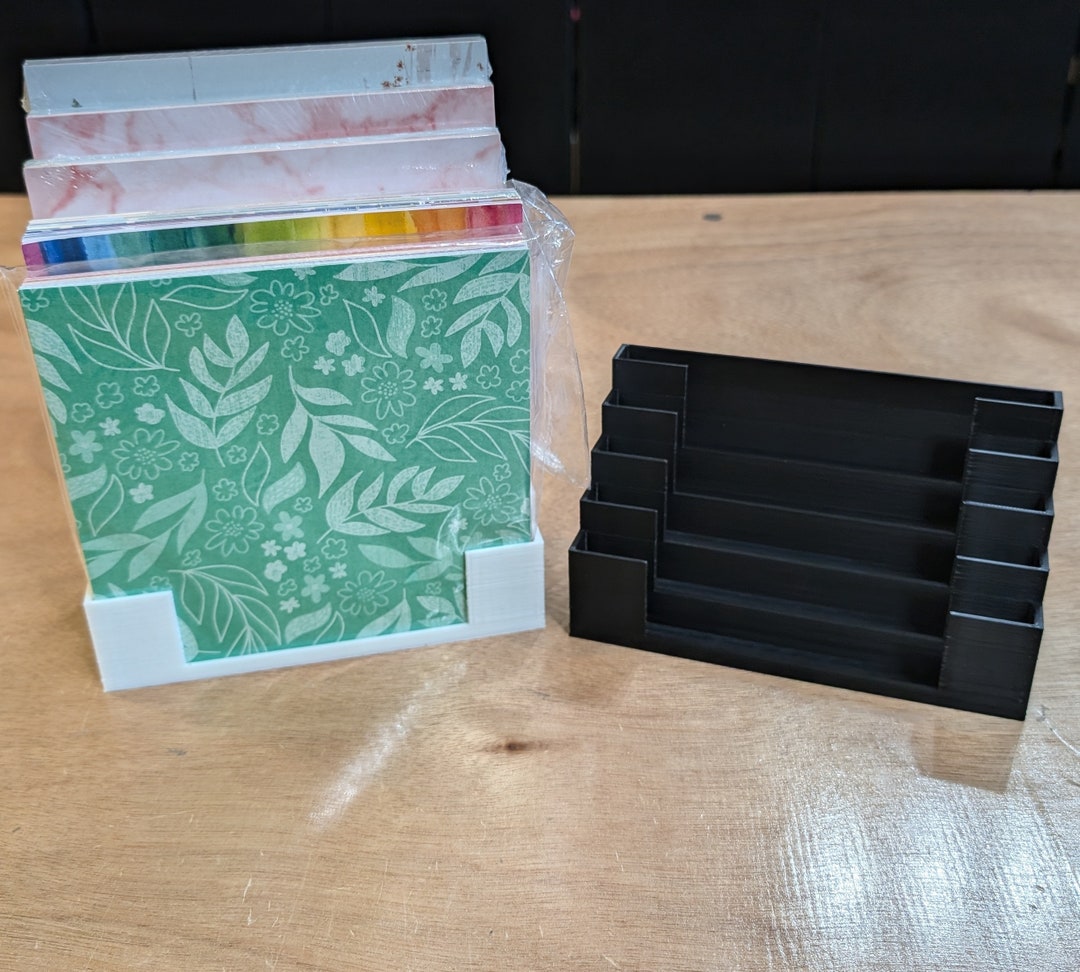 NEW- 2 SIZES! 6x6" Paper Stack Holder - Helps You See What You Have ...