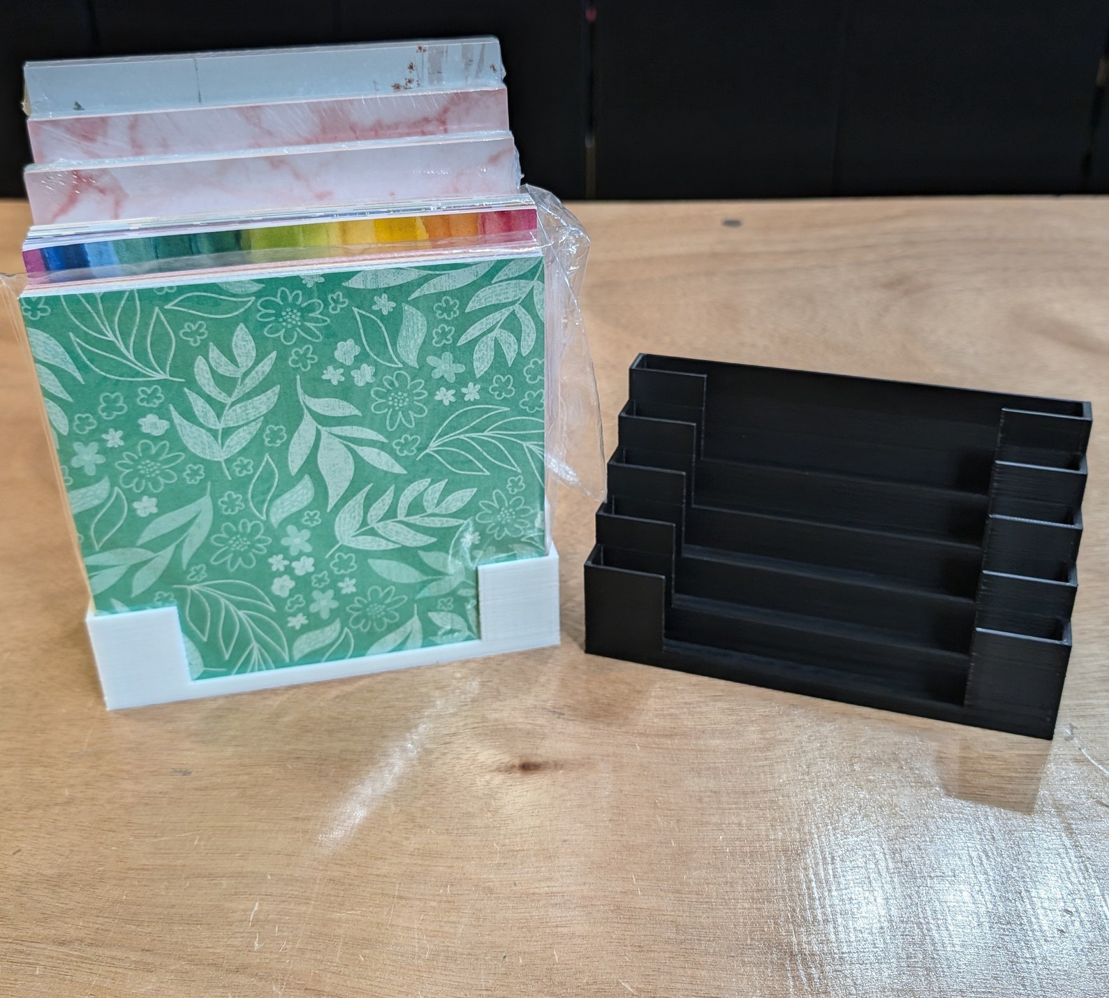 NEW- 2 SIZES! 6x6" Paper Stack Holder - Helps You See What You Have ...