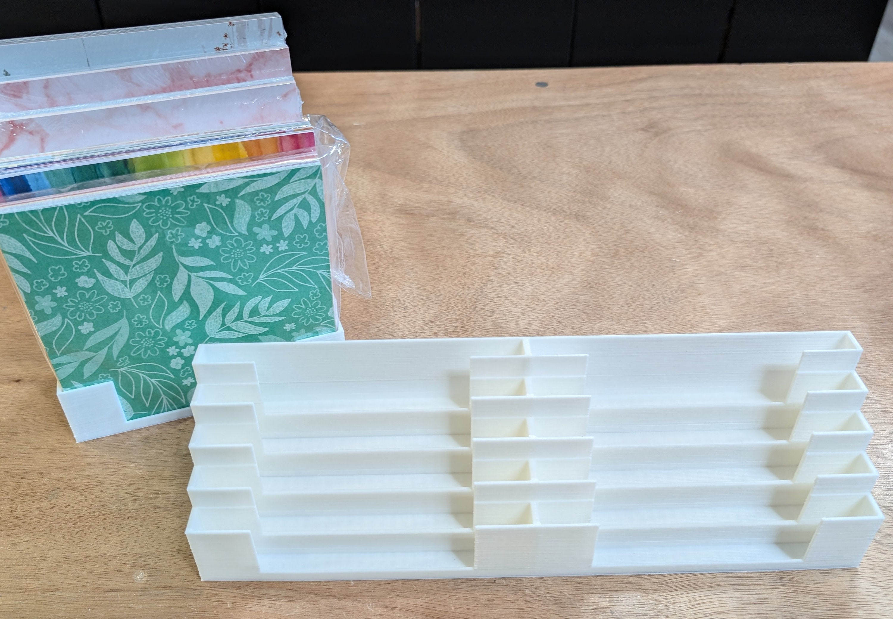 NEW- 2 SIZES! 6x6" Paper Stack Holder - Helps You See What You Have ...