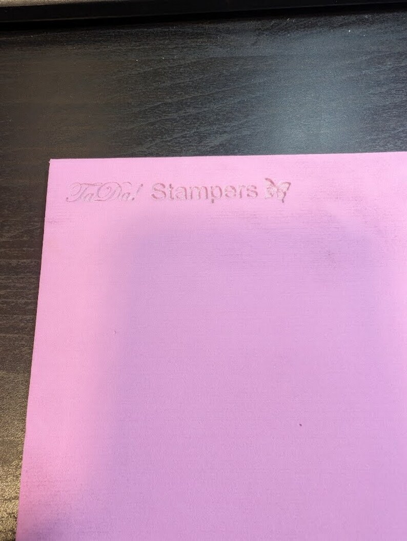 Custom Engraved Crafter's Shammy - Full or 1/4 Size - With YOUR Name on ...