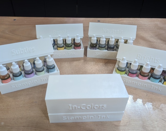 SU Color Family Reinker Storage Boxes With OPTIONAL Labeled Top - Etsy