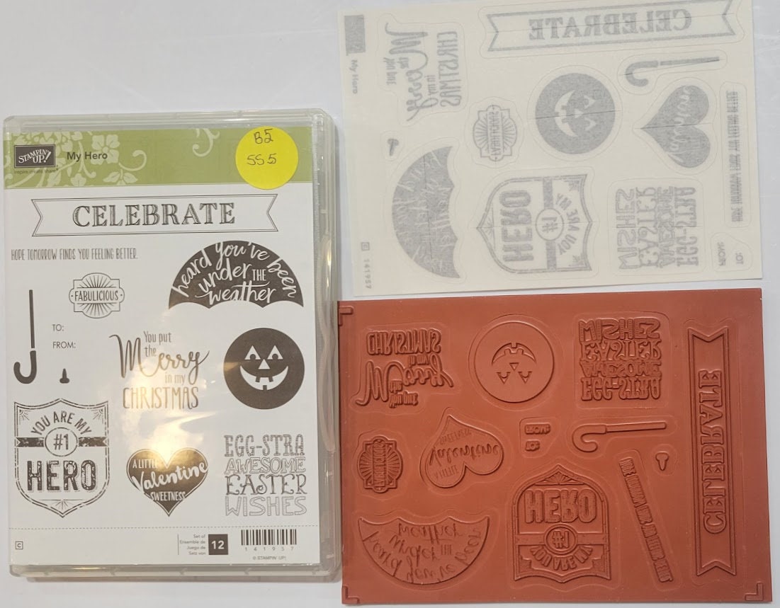 Box #5 Sets 1-11 Retired Stampin' Up! Stamp Sets - RARE! - Etsy