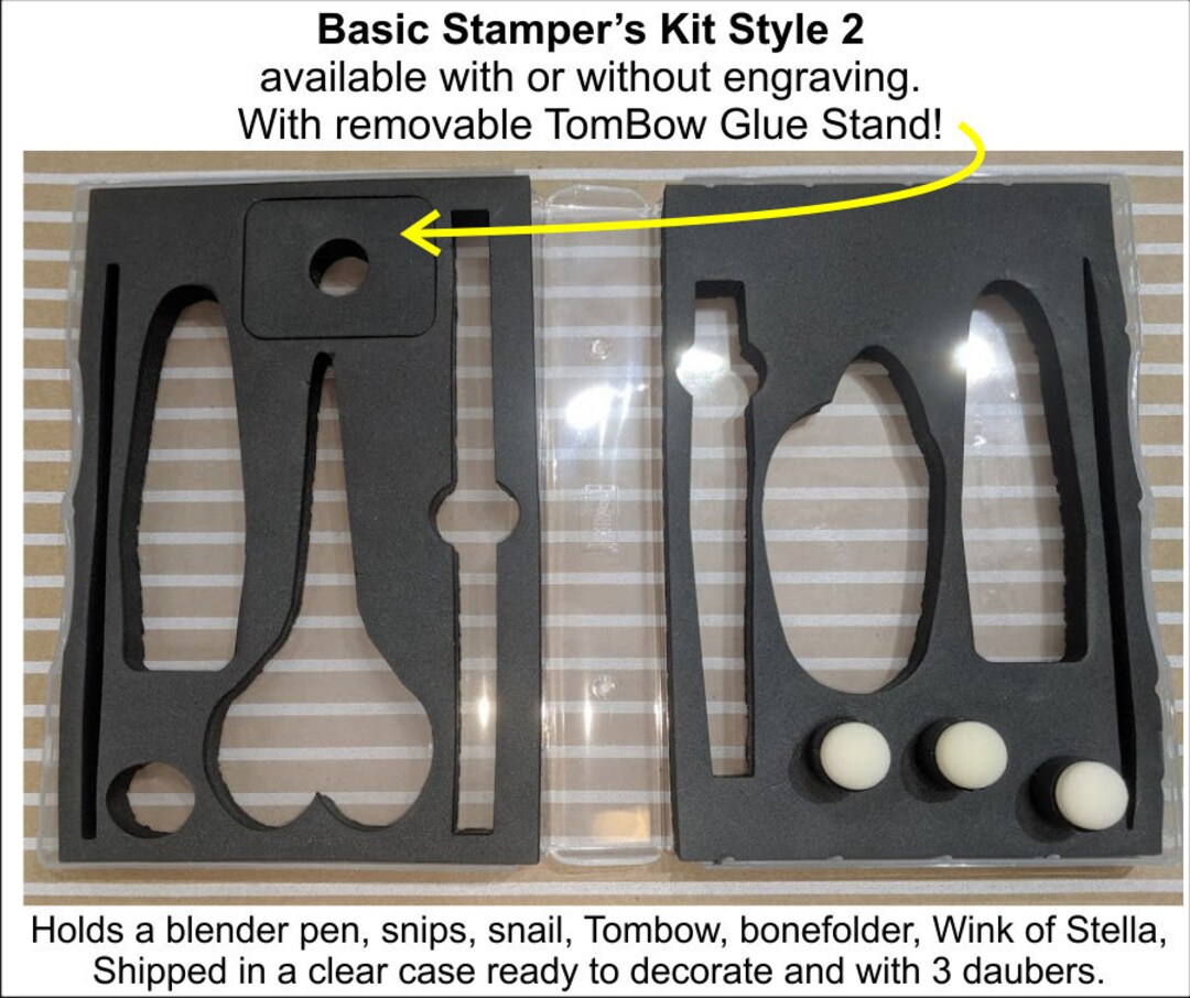 Basic Stamper's Kit now TWO Styles With Foam Trays and Optional ...