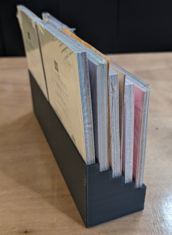 NEW- 2 SIZES! 6x6" Paper Stack Holder - Helps You See What You Have ...