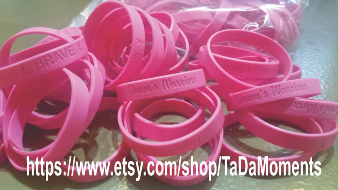 Silicone Bands - Custom Engraved With YOUR Words/fonts - Etsy