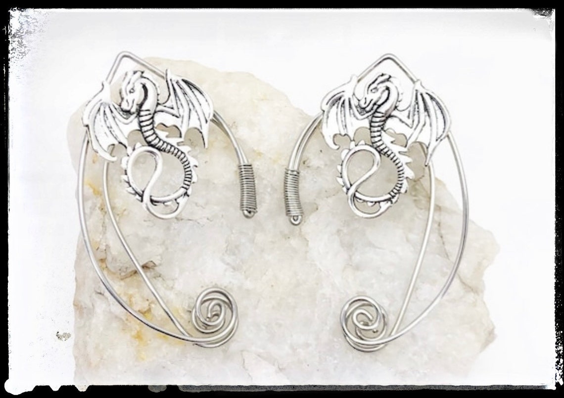 Elven Ear Cuff Dragon Ear Cuffs Plain Elf Ear Cuff Fairy - Etsy