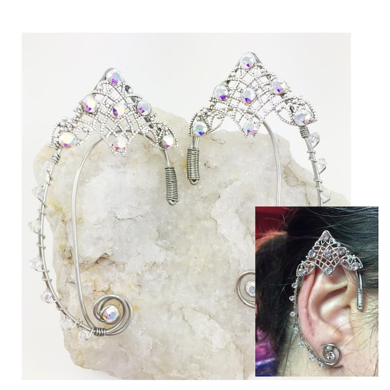 Elven Ear Cuff Elf Ears Fairy Ear Cuffs Elven Ears | Etsy