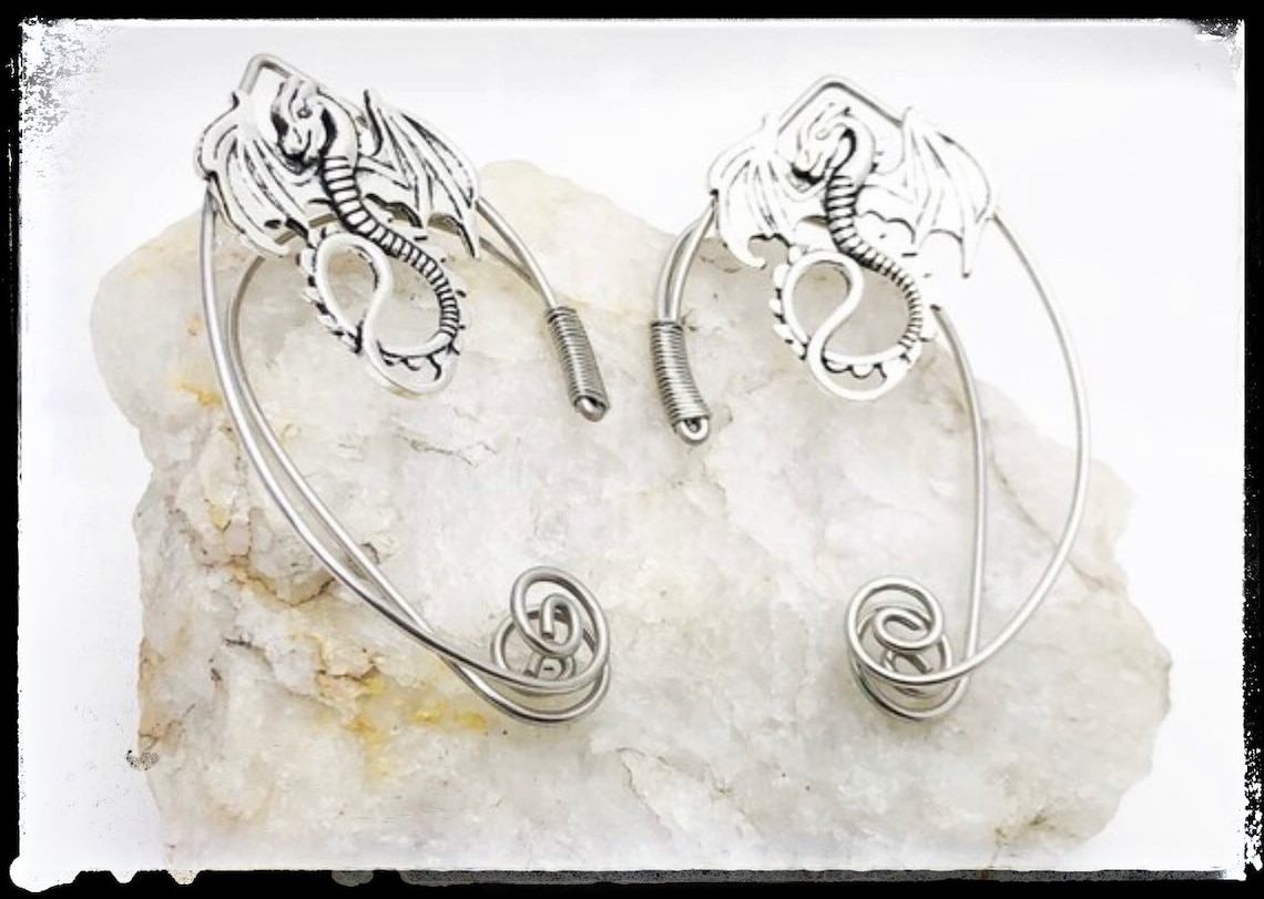 Elven Ear Cuff Dragon Ear Cuffs Plain Elf Ear Cuff Fairy - Etsy