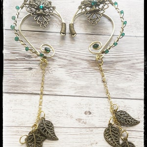 Tree of Life Ear Cuffs Elven Ear Cuffs Elf Ear Cuff Fairy Ears Elven ...