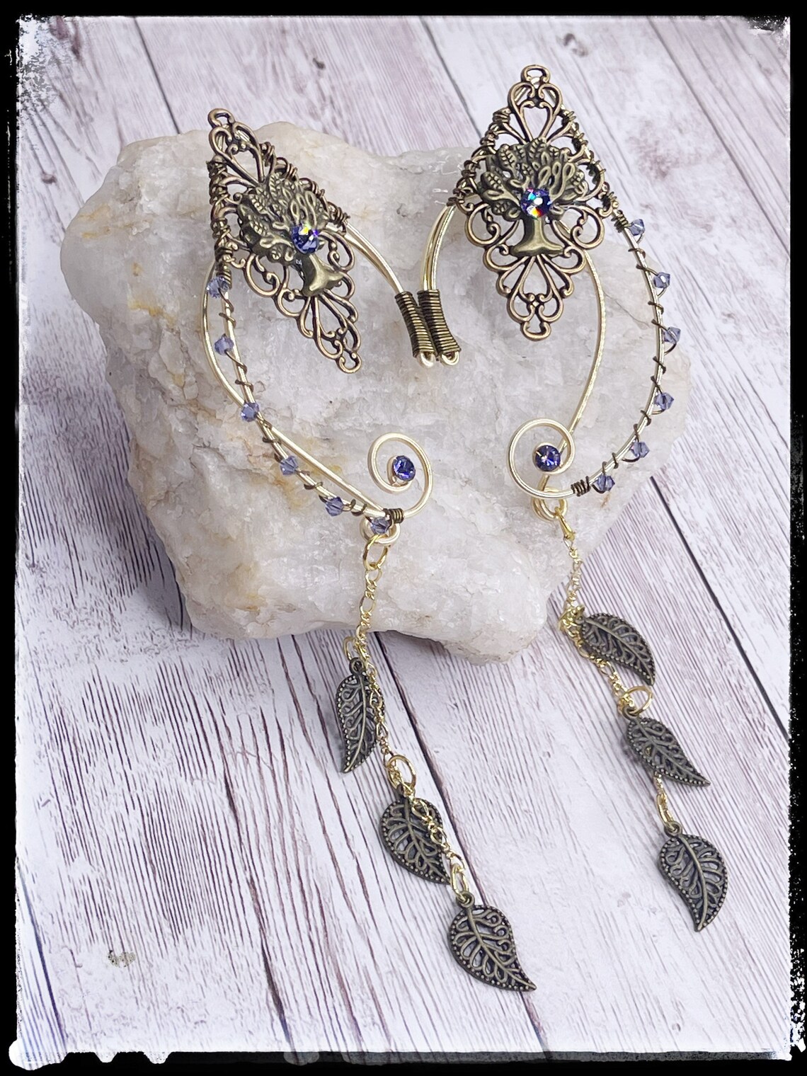 Tree of Life Ear Cuffs Elven Ear Cuffs Elf Ear Cuff - Etsy