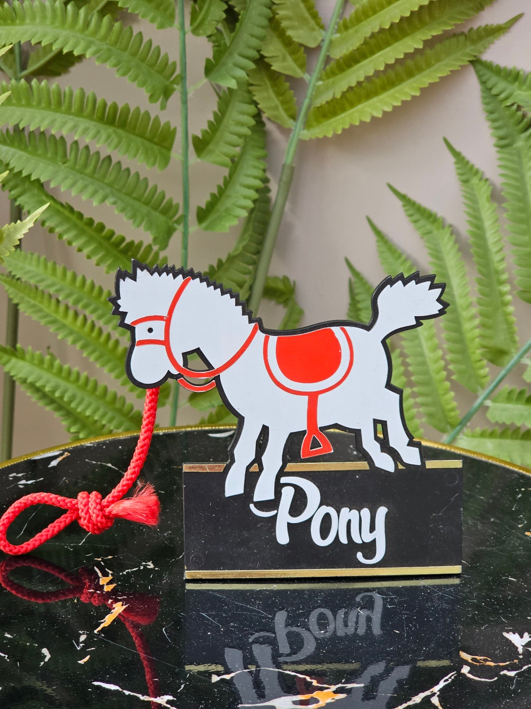 Pony Drink Original Vintage Bar Top Standee Advertising Mascot Home Bar ...