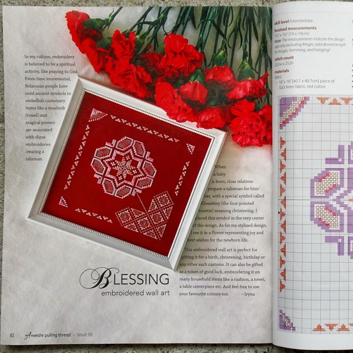 Blessing, Canvaswork Pattern - Etsy Canada