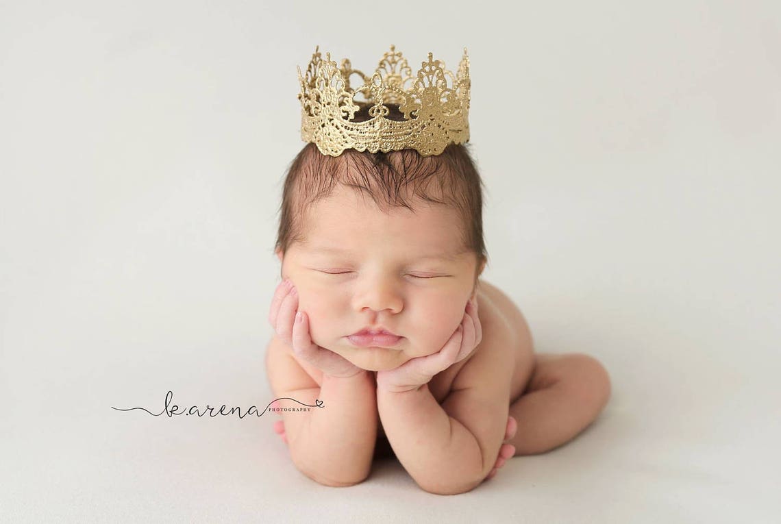 GOLD Mini Crownprime Baby Crowncake Topperbaby Boy | Etsy