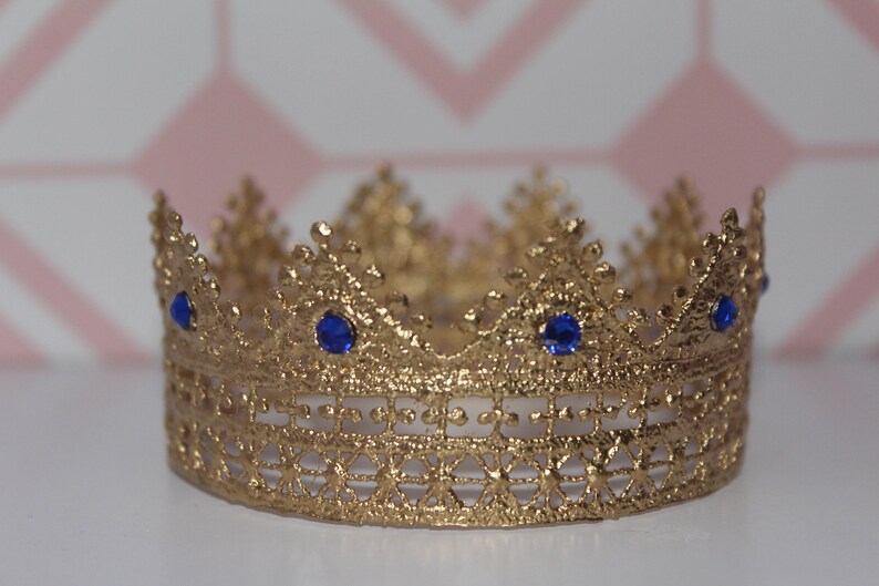 GOLD Mini Crownprime Baby Crowncake Topperbaby Boy | Etsy