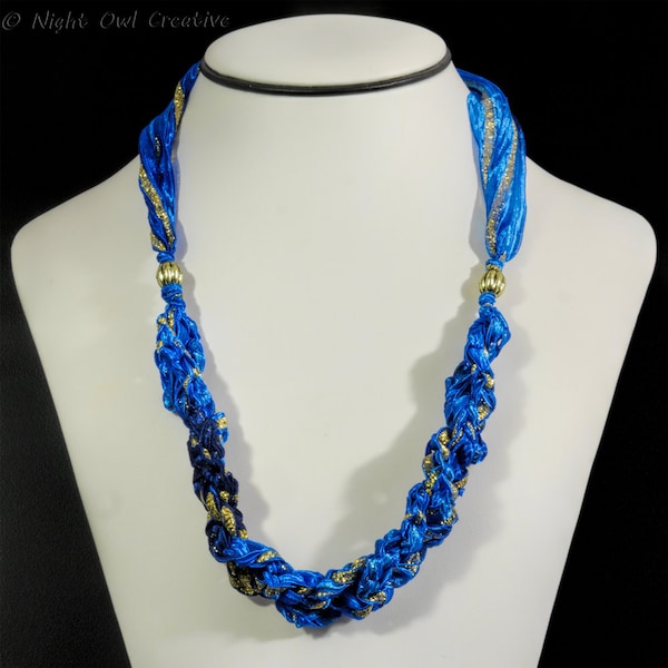 Sari Ribbon Necklace - Etsy