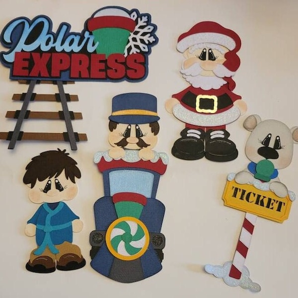Polar Express Scrapbook Paper - Etsy