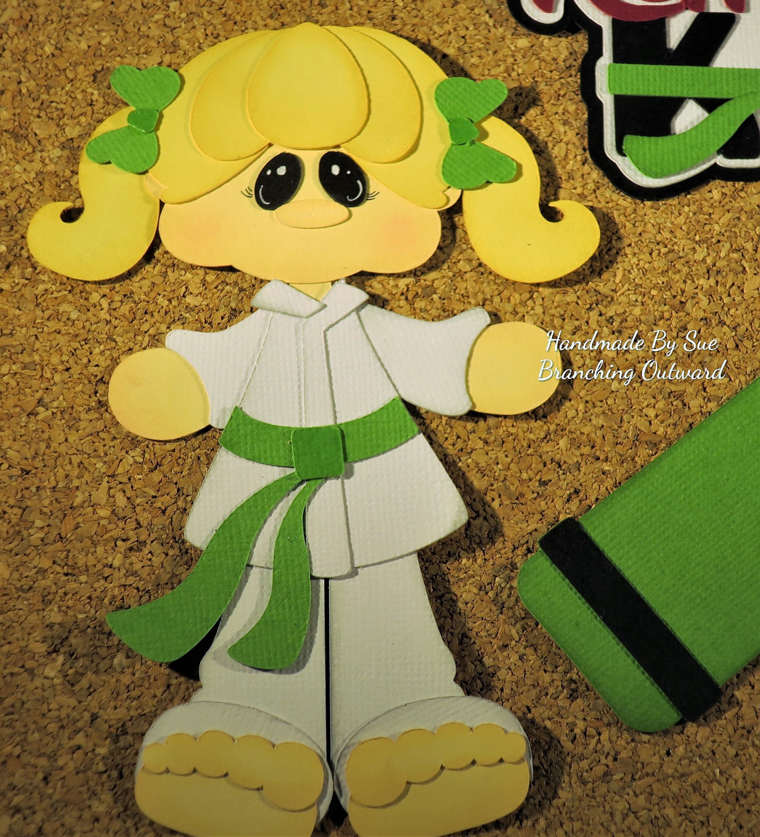 Karate Kid Boy or Girl Paper Piecing Cute Premade Scrapbooking - Etsy