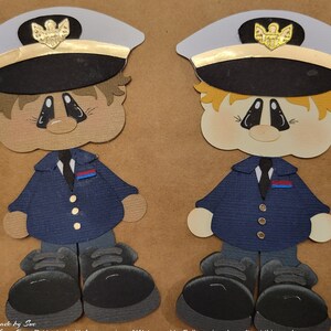 Coast Guard Male or Female Premade Scrapbooking Embellishment Military ...