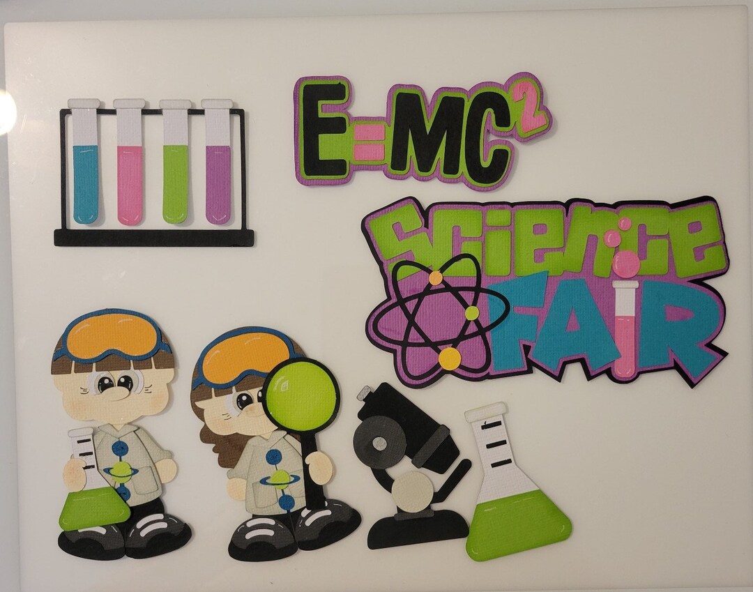 Handmade Science Fair Scrapbook Embellishments - Etsy