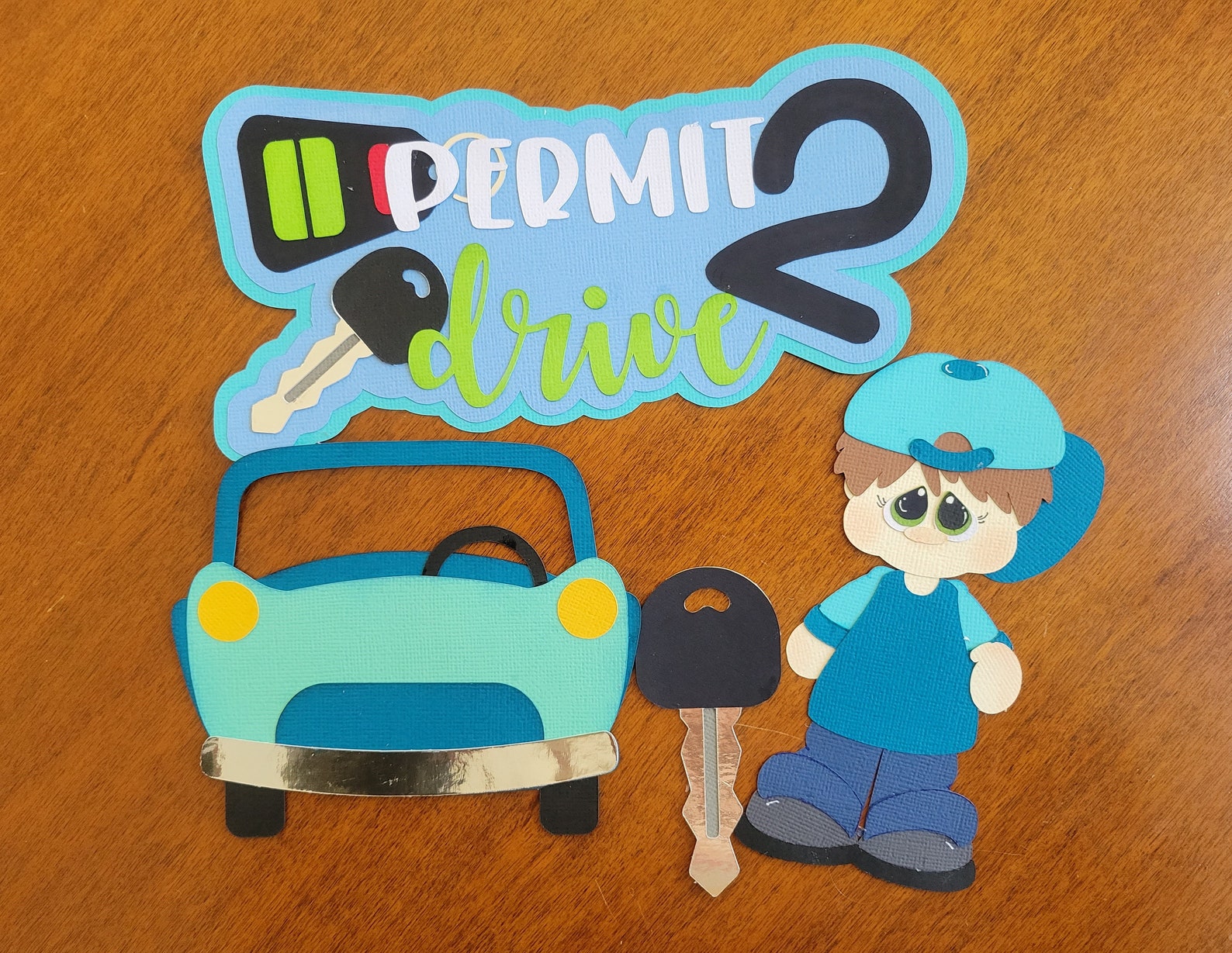 License 2 Drive! Permit 2 Drive! Paper Piecing Cute Premade ...