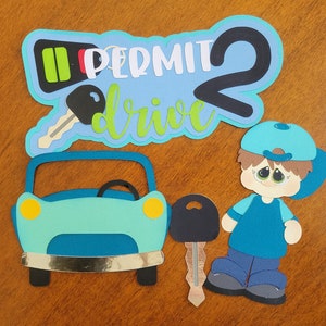 License 2 Drive! Permit 2 Drive! Paper Piecing Cute Premade ...