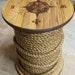 Make a Statement With This Nautical Style Rope Accent Table. Hand ...
