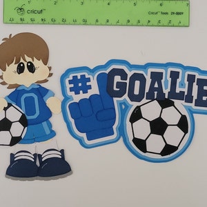 Soccer Goalie Boy or Girl #1 Goalie Paper Piecing Cute Premade ...
