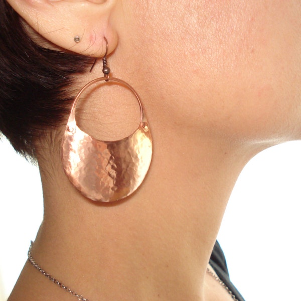 Copper Earrings - Etsy