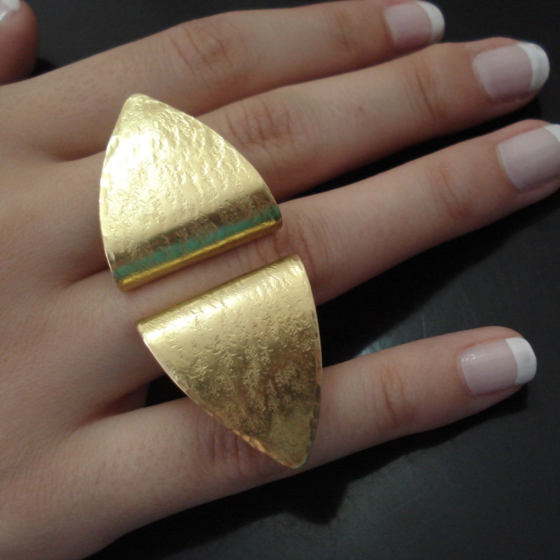 Three Finger Ring - Etsy