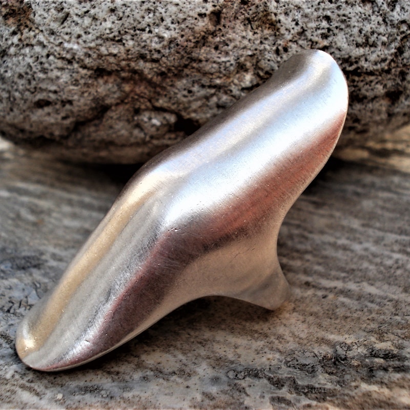 Long Silver Ring - Etsy