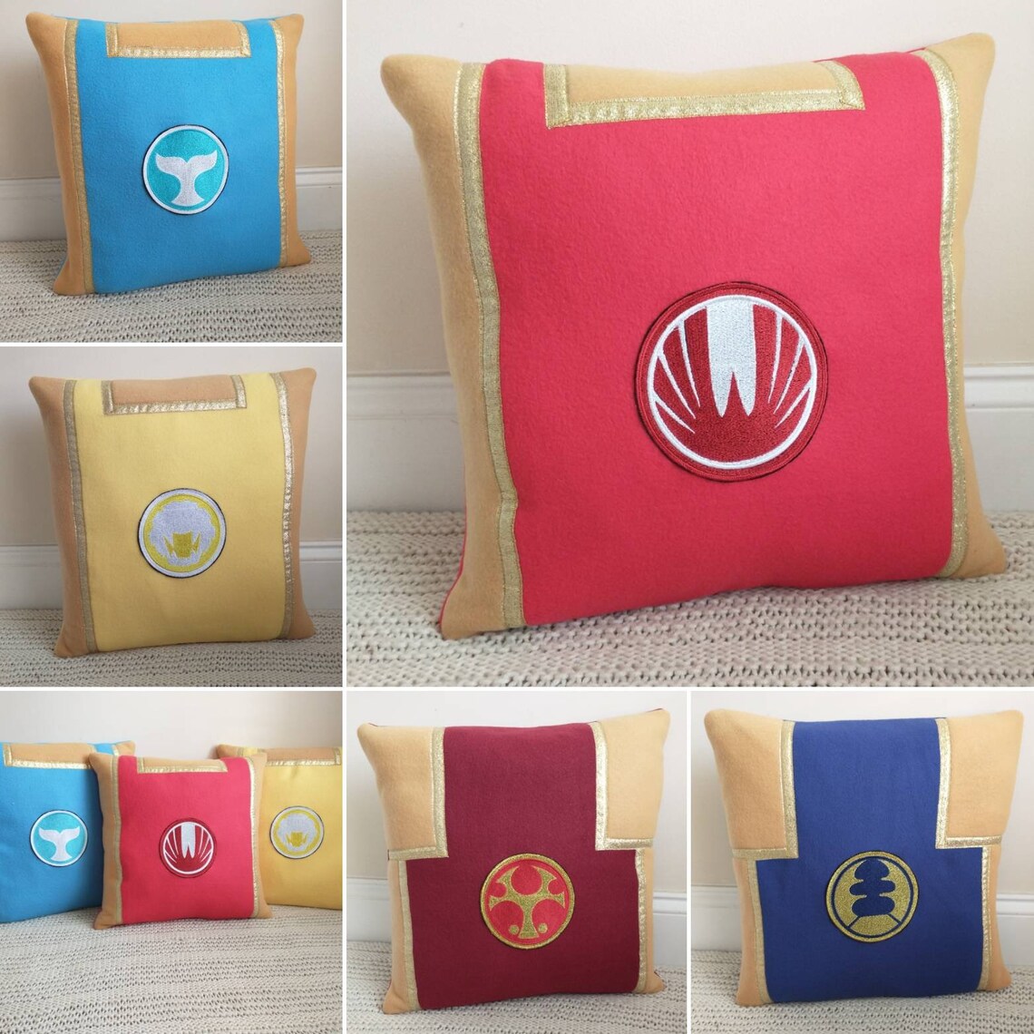 Power Rangers Ninja Storm Pillow Cover - Etsy