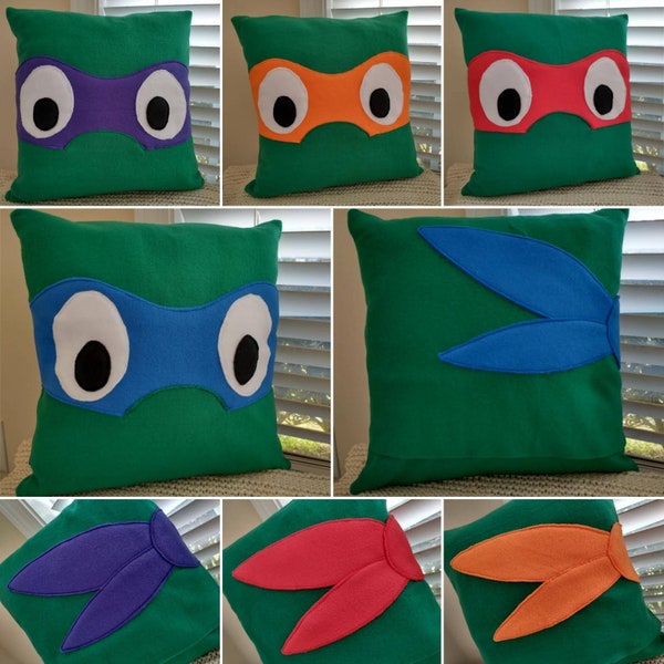 Teenage Mutant Ninja Turtle Pillow - Etsy