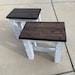 Rustic Farm House Country Chic Bar Stool or Side Table - Etsy