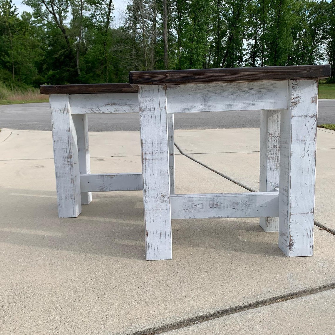 Rustic Farm House Country Chic Bar Stool or Side Table - Etsy