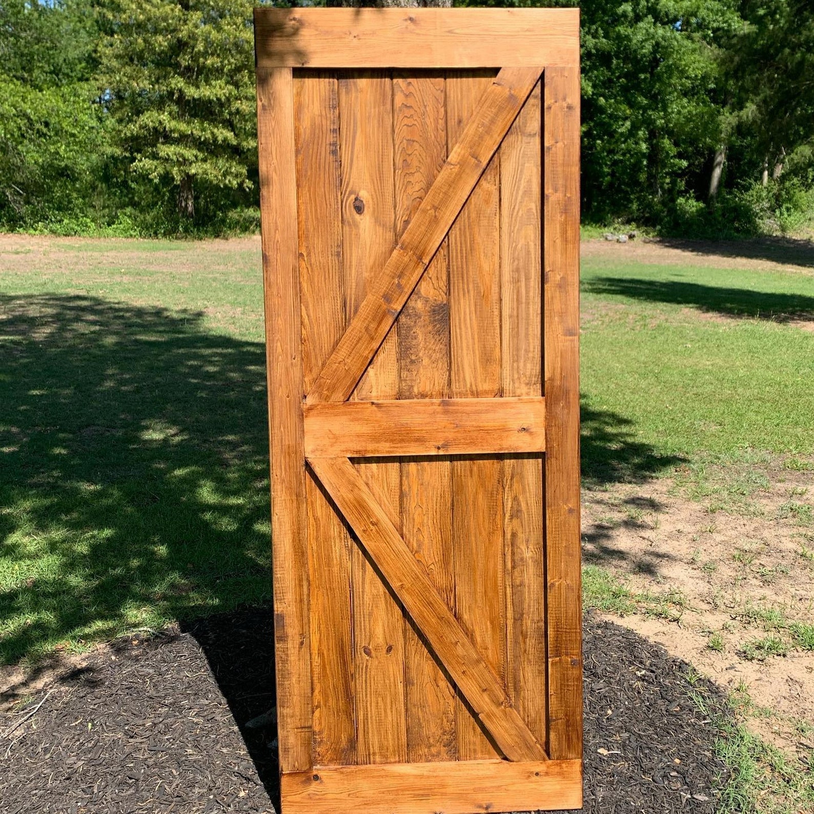 Custom Built Solid Wood Barn Door - Etsy