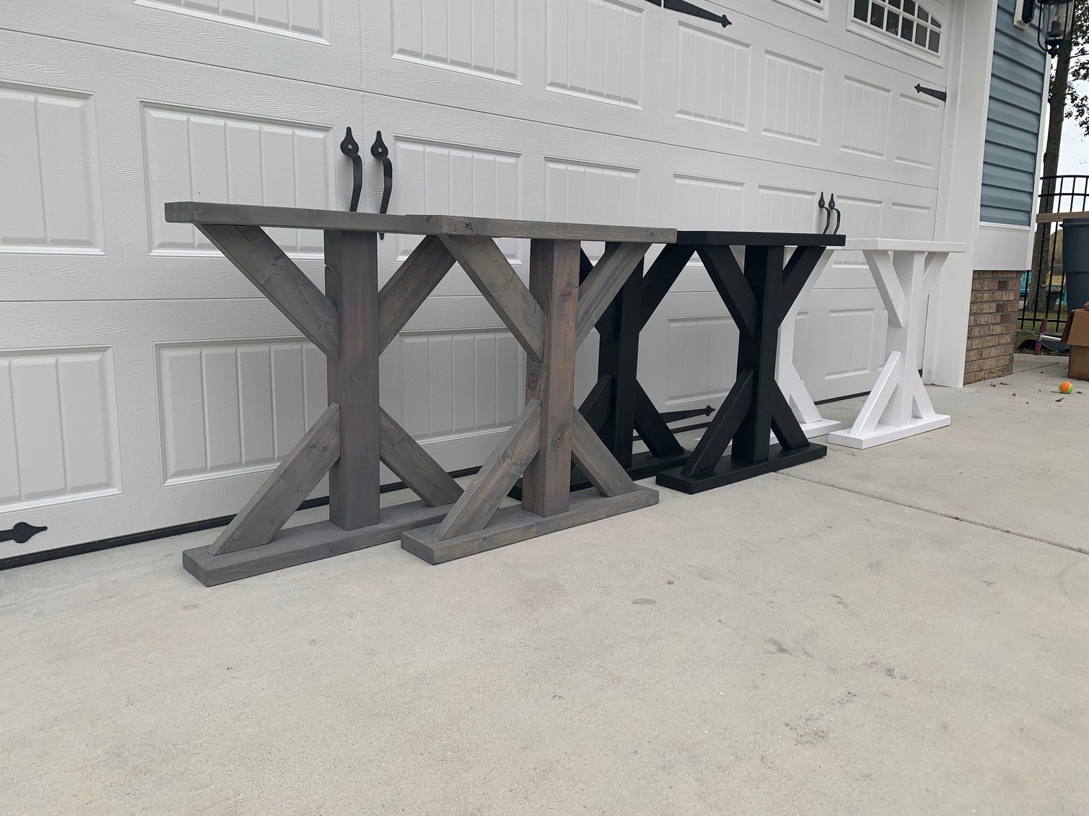 Farm Table Truss Trestle Style Legs - Etsy