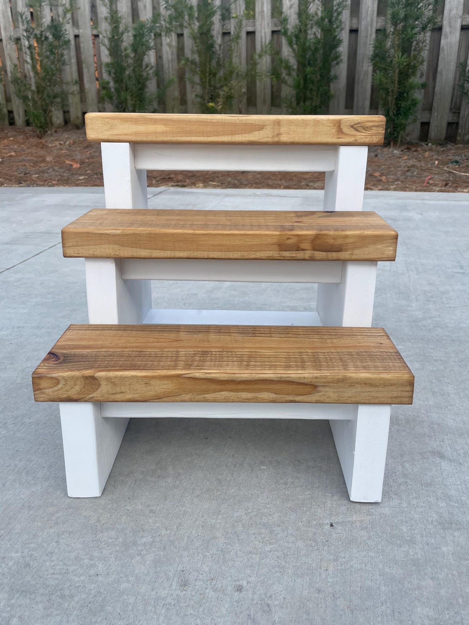 Rustic Farmhouse Style Step Stool - 3 Steps - Etsy