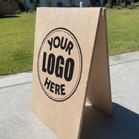 DIY A-frame Sidewalk Sign, Raw Birch Ply-wood (blank) - Etsy