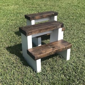 Rustic Farmhouse Style Step Stool - 2 Steps - Etsy