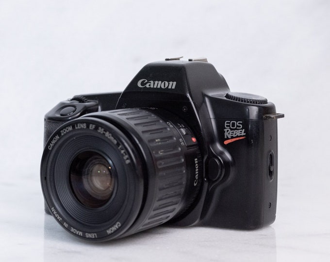 Canon Eos Rebel 35mm Film SLR Camera With 35-80mm F/4-5.6 Autofocus ...