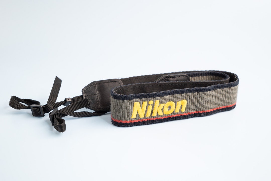 Black Grey and Yellow Classic Nikon Camera Neck Strap - Etsy