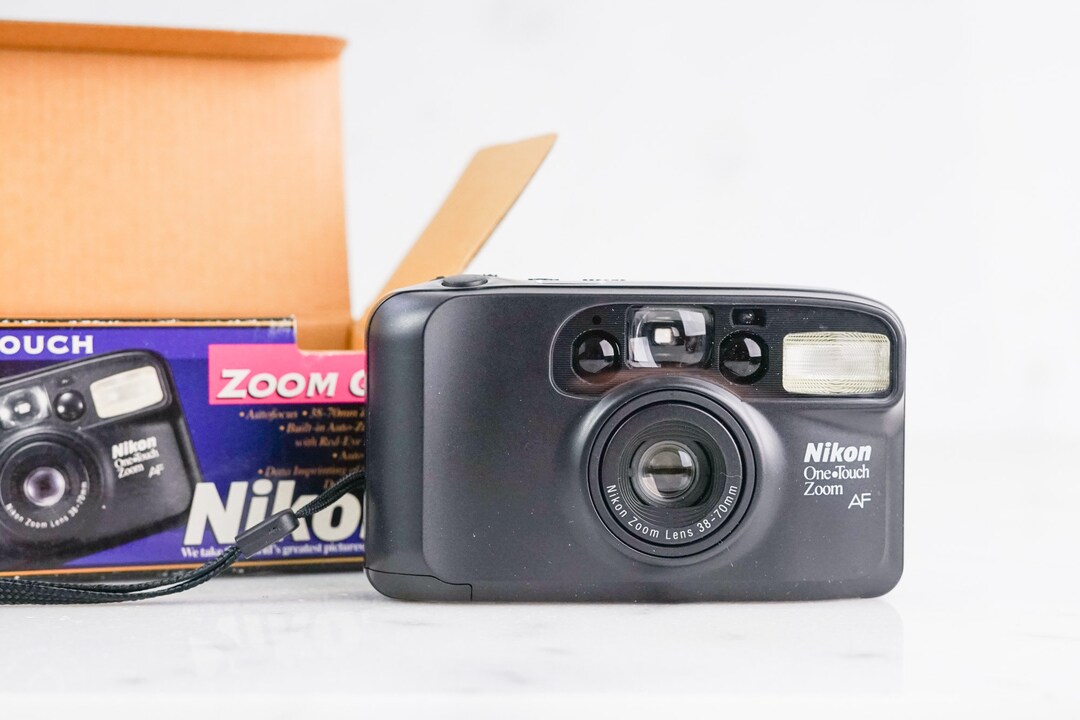 Nikon One Touch Zoom AF Point and Shoot 35mm Film Camera With Box and ...