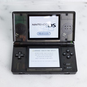 Nintendo DS Lite Translucent Black - Etsy