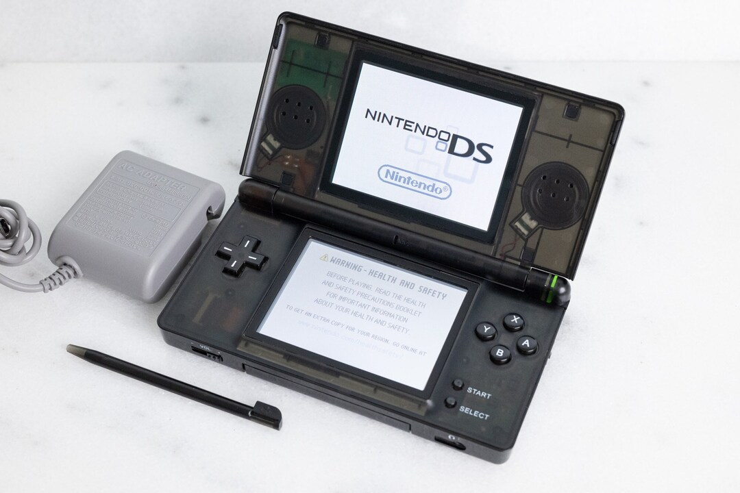Nintendo DS Lite - Translucent Black - Etsy
