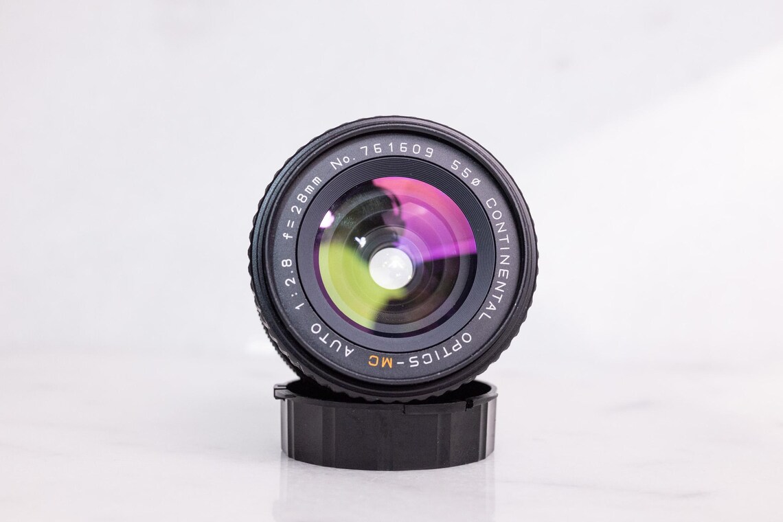 Canon FD Mount Auto Continental MC 28mm F/2.8 Auto Wide Angle Lens With ...
