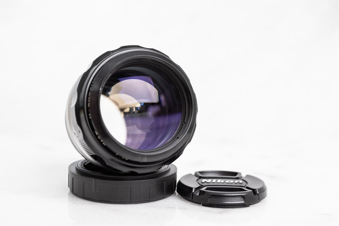 Nikon Nikkor H Auto 85mm F/1.8 Pre AI Fast Prime Lens With Filter and ...