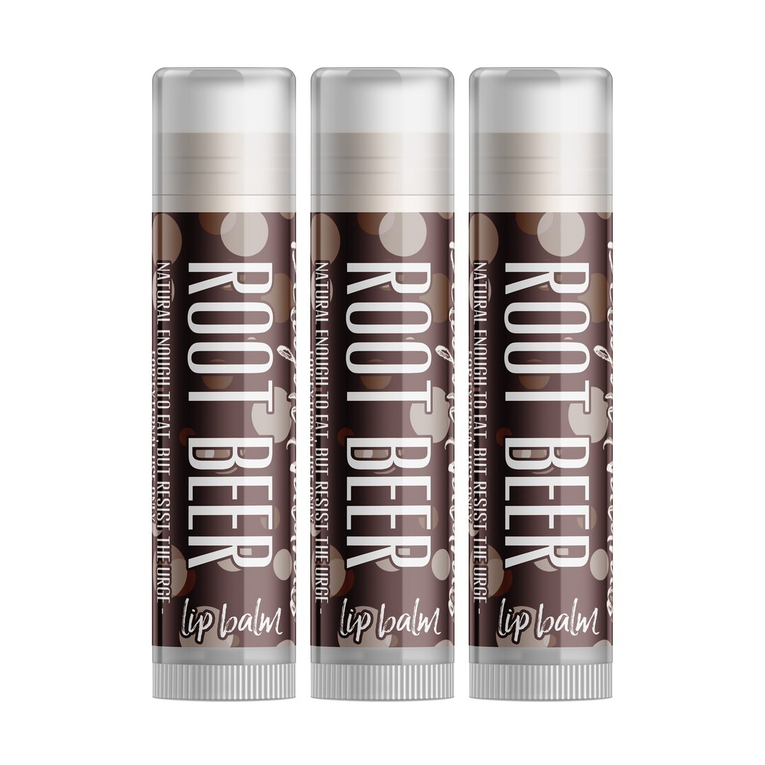 Delight Naturals Root Beer Lip Balm - Three Pack - Etsy