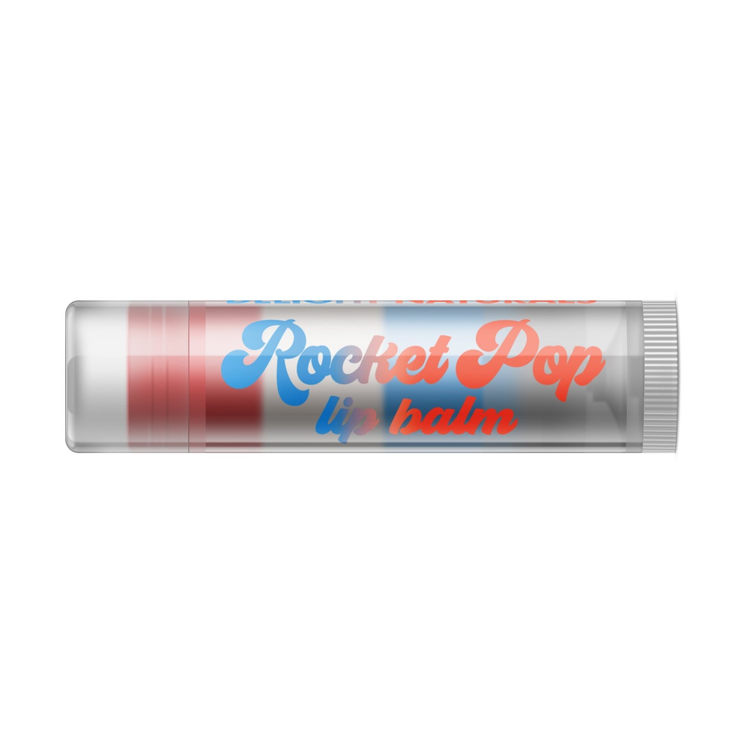 Delight Naturals Jumbo Rocket Pop Lip Balm Single Tube - Etsy