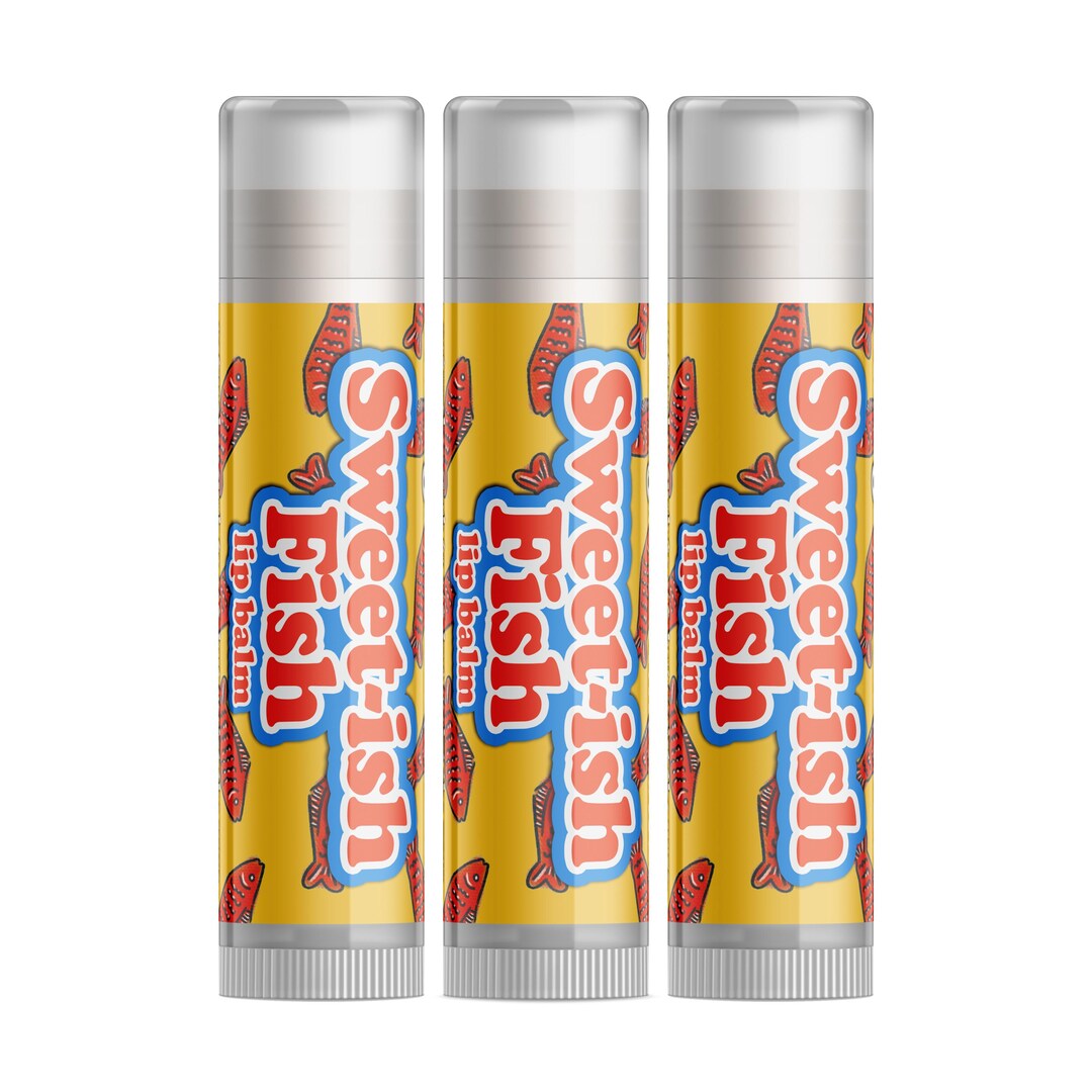 Delight Naturals Sweet-ish Fish Lip Balm - Three Pack - Etsy